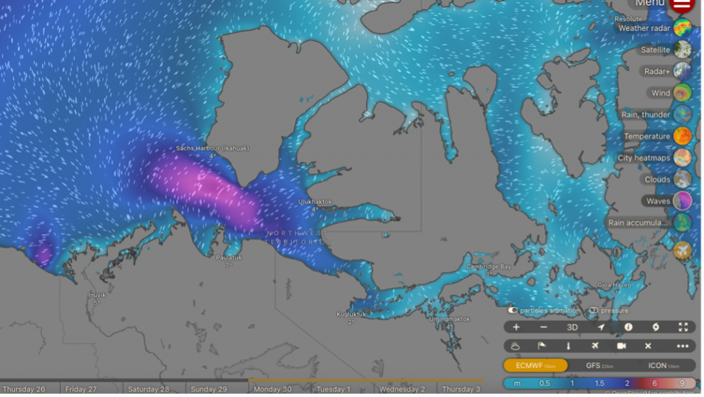 Dispatch 25: Steaming back and Avoiding Waves - Beaufort Gyre ...