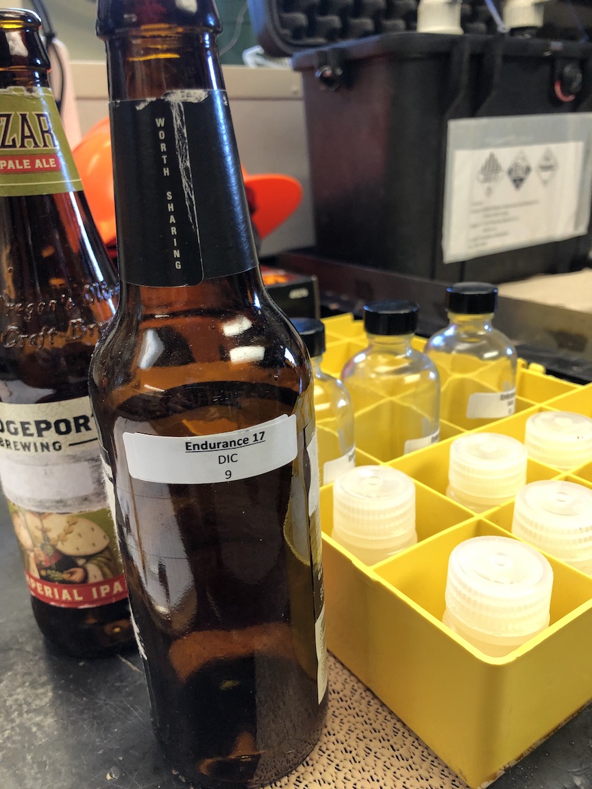 Recycling Beer Bottles - OOI Expedition