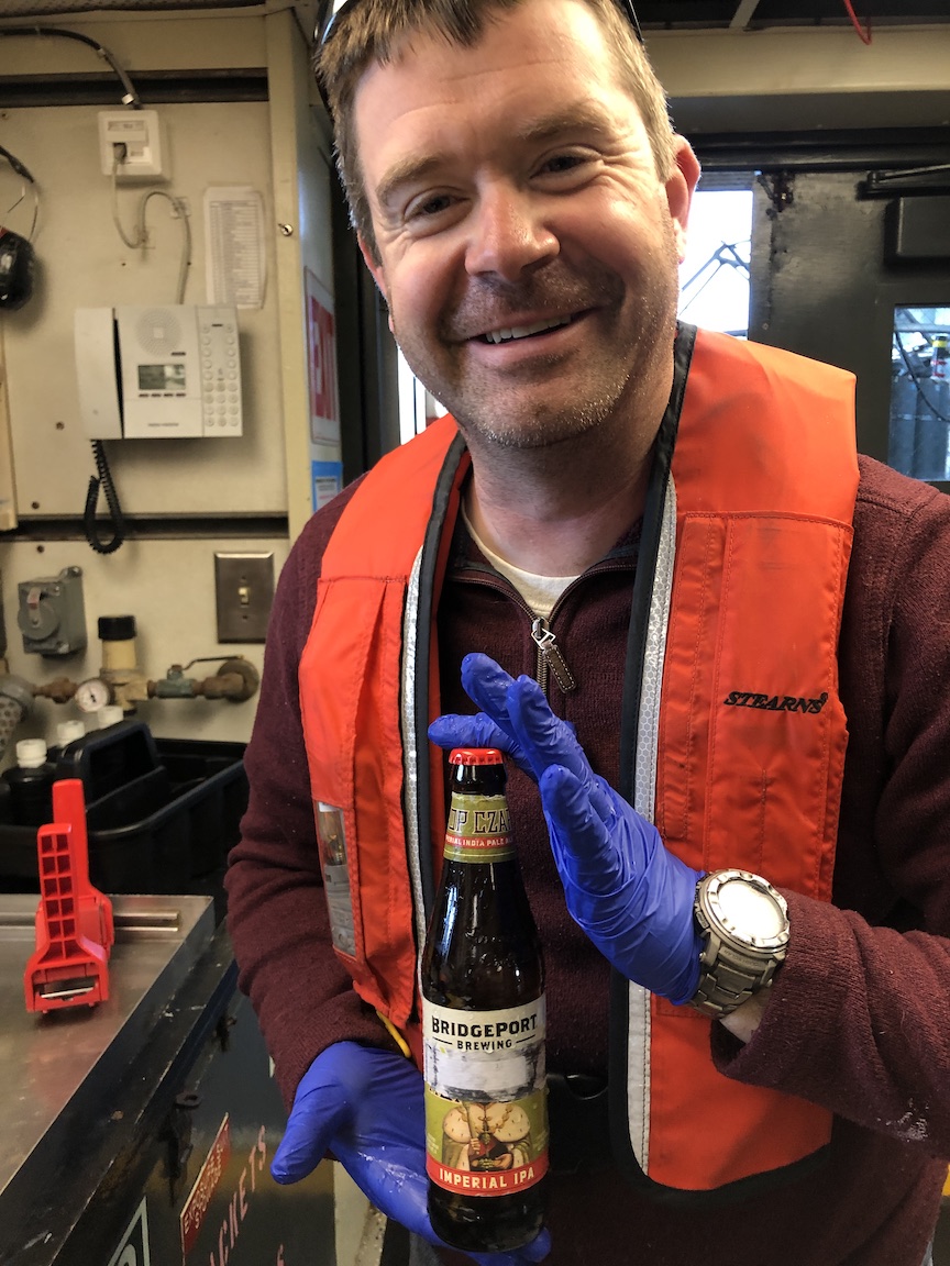 Recycling Beer Bottles - OOI Expedition
